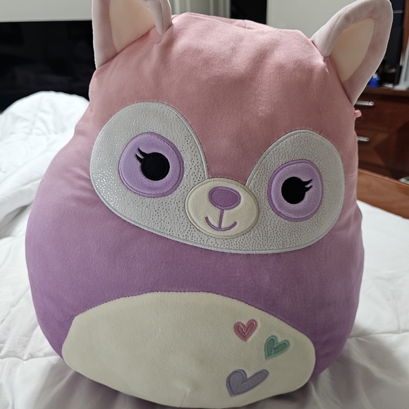 Squishmallows | Toys | Squishmallows Chaitra Pink Purple Lemur 6 ...